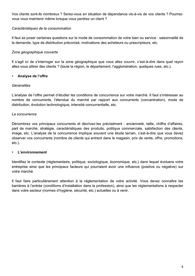 dossier de création d'entreprise