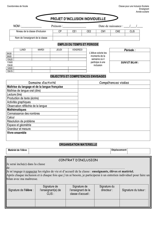 Projet d’integration individuelle - DOC, PDF - page 1 sur 1 Projet d’integration individuelle - DOC, PDF - page 1 sur 1
