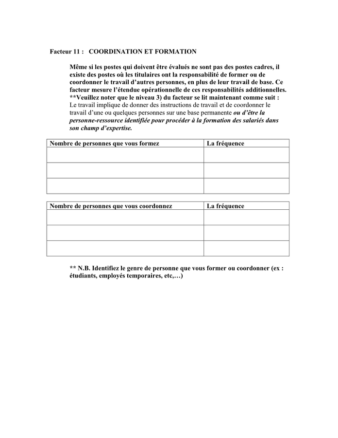 Questionnaire d’analyse d’emploi (Canada) - DOC, PDF - page 8 sur 10 Questionnaire d’analyse d’emploi (Canada) - DOC, PDF - page 8 sur 10