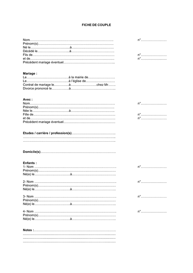 Modelé de fiche - téléchargement gratuit documents PDF, Word et Excel
