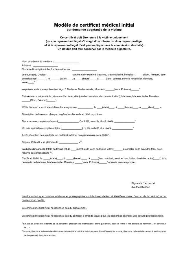 Certificat M dical T l chargement Gratuit Documents PDF Word Et Excel