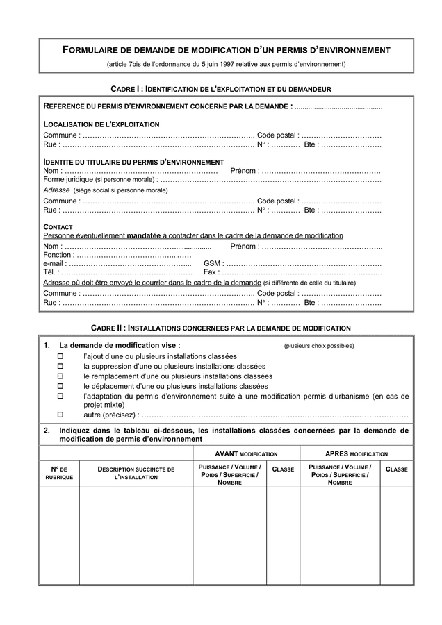 Formulaire de demande - téléchargement gratuit documents PDF, Word et Excel