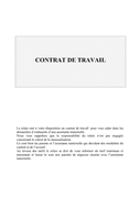 Modelé de contrat de travail CDI - téléchargement gratuit documents PDF ...