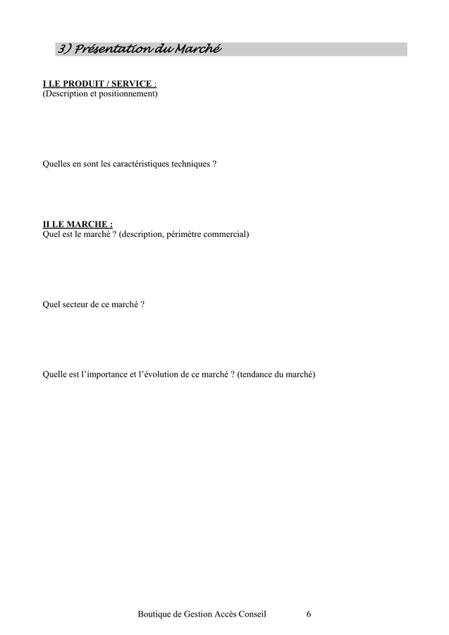 Dossier de presentation du projet - DOC, PDF - page 6 sur 10