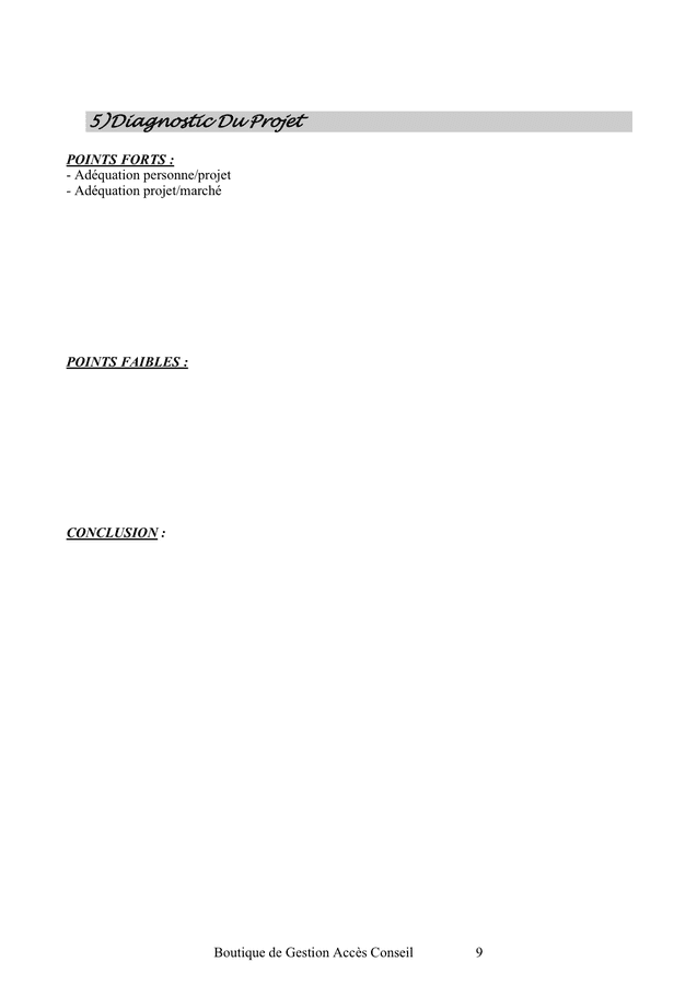 Dossier de presentation du projet - DOC, PDF - page 9 sur 10