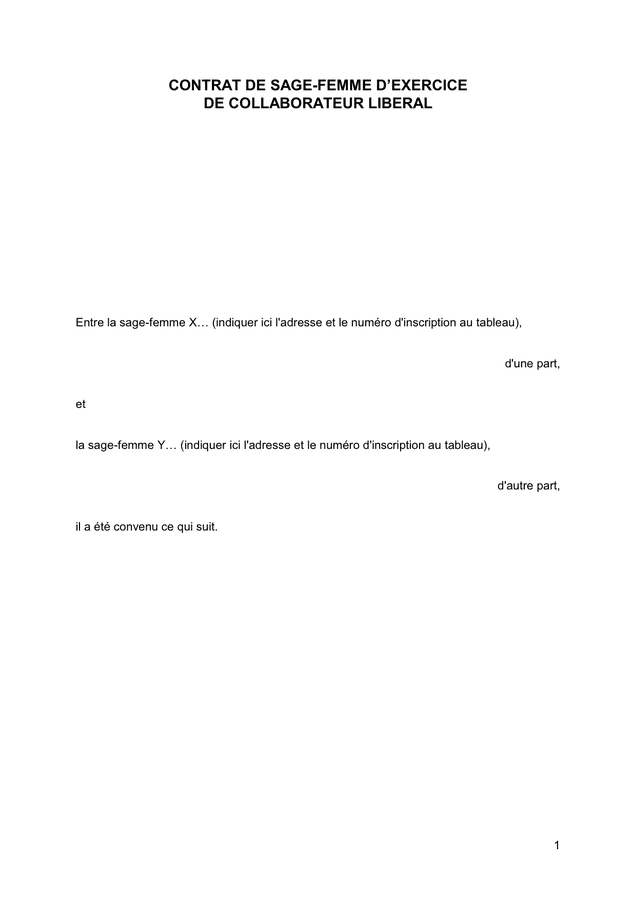 Modèle de contrat - téléchargement gratuit documents PDF, Word et Excel