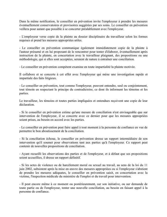 Modèle de règlement de travail pour ouvriers (Belgique) - DOC, PDF ...