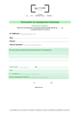Formulaire de changement d’adresse (France) - DOC, PDF - page 1 sur 1