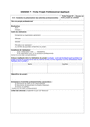 Fiche projet professionnel appliqué - DOC, PDF - page 1 sur 2