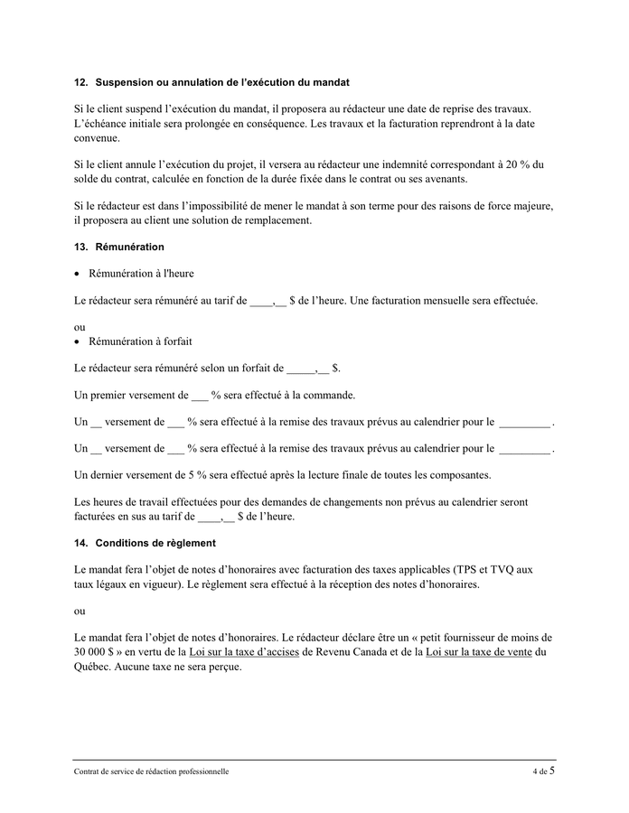 redaction description d'un objet