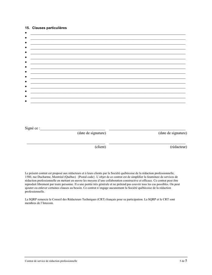 redaction de francais noté