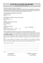 Modelé d'acte de caution solidaire - DOC, PDF - page 1 sur 1