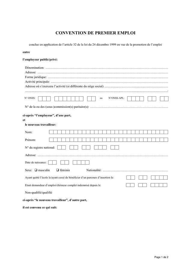 Modèle de convention - téléchargement gratuit documents PDF, Word et Excel