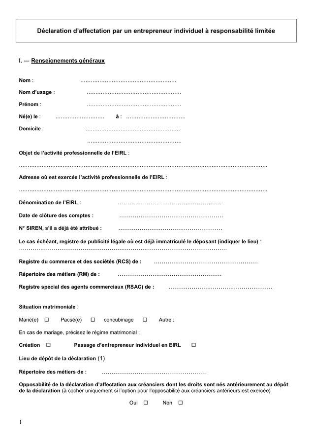 Modèle de déclaration - téléchargement gratuit documents PDF, Word et Excel