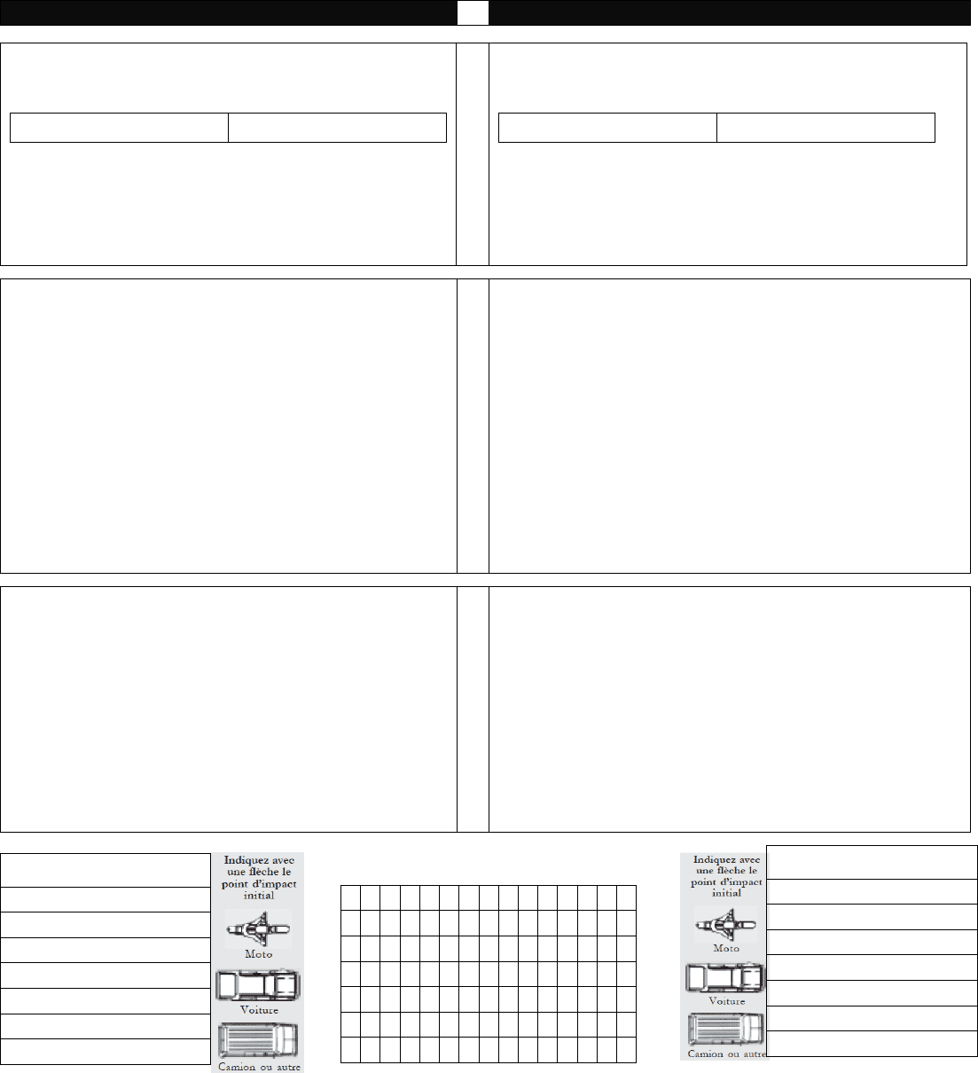 Modelé de constat amiable d’accident automobile (Canada) - DOC, PDF ...