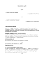 Modele de contrat de prêt - DOC, PDF - page 1 sur 3