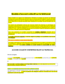 Modèle d'accord - téléchargement gratuit documents PDF, Word et Excel