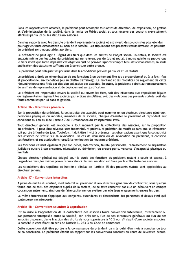 SAS expertise comptable - exemple de statuts - DOC, PDF - page 7 sur 17