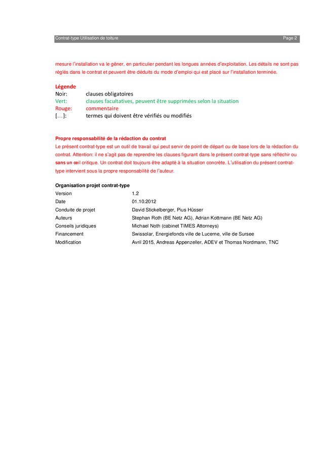 Modele contrat - une toiture pour l'exploitation d'une installation ... Modele contrat - une toiture pour l'exploitation d'une installation ...