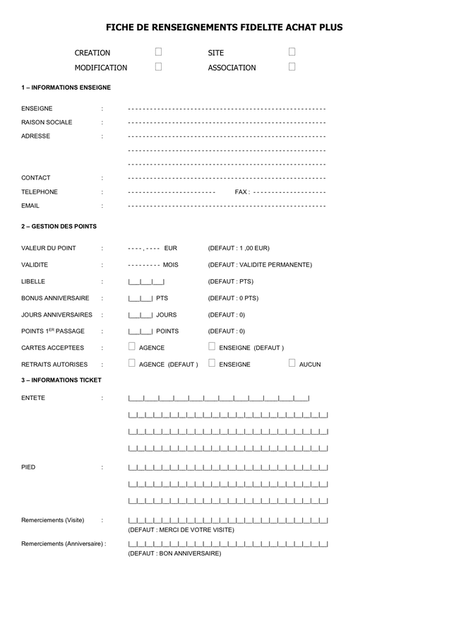 Fiche de renseignements - téléchargement gratuit documents PDF, Word et ...
