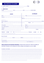 Fiche declaration d'accident de vehicule - DOC, PDF - page 1 sur 3