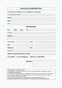 Exemple de bulletin d’inscription - DOC, PDF - page 1 sur 1