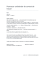 Promesse unilatérale de contrat de travail - DOC, PDF - page 1 sur 1