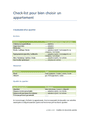 Liste de vérification pour choisir un appartement avant de le visiter ...