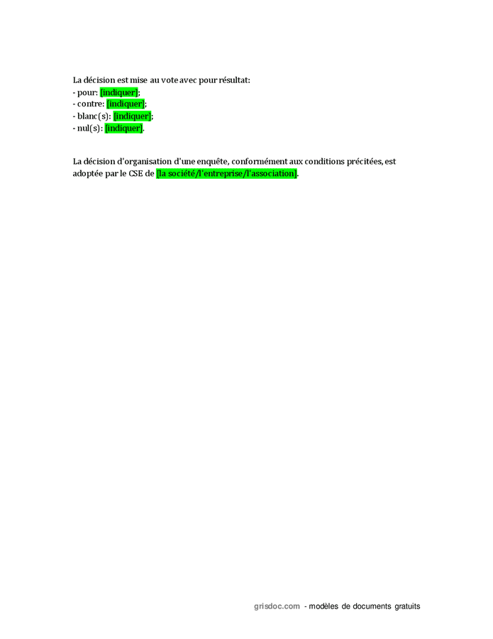 Organisation d'une enquête suite à une maladie professionnelle - DOC ... Organisation d'une enquête suite à une maladie professionnelle - DOC ...