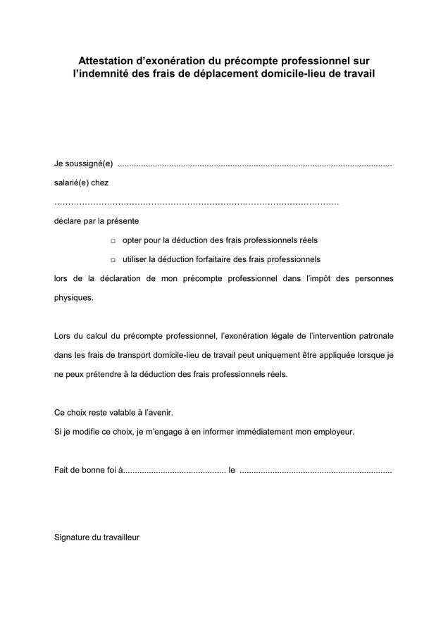 Modelé d'attestation - téléchargement gratuit documents PDF, Word et Excel